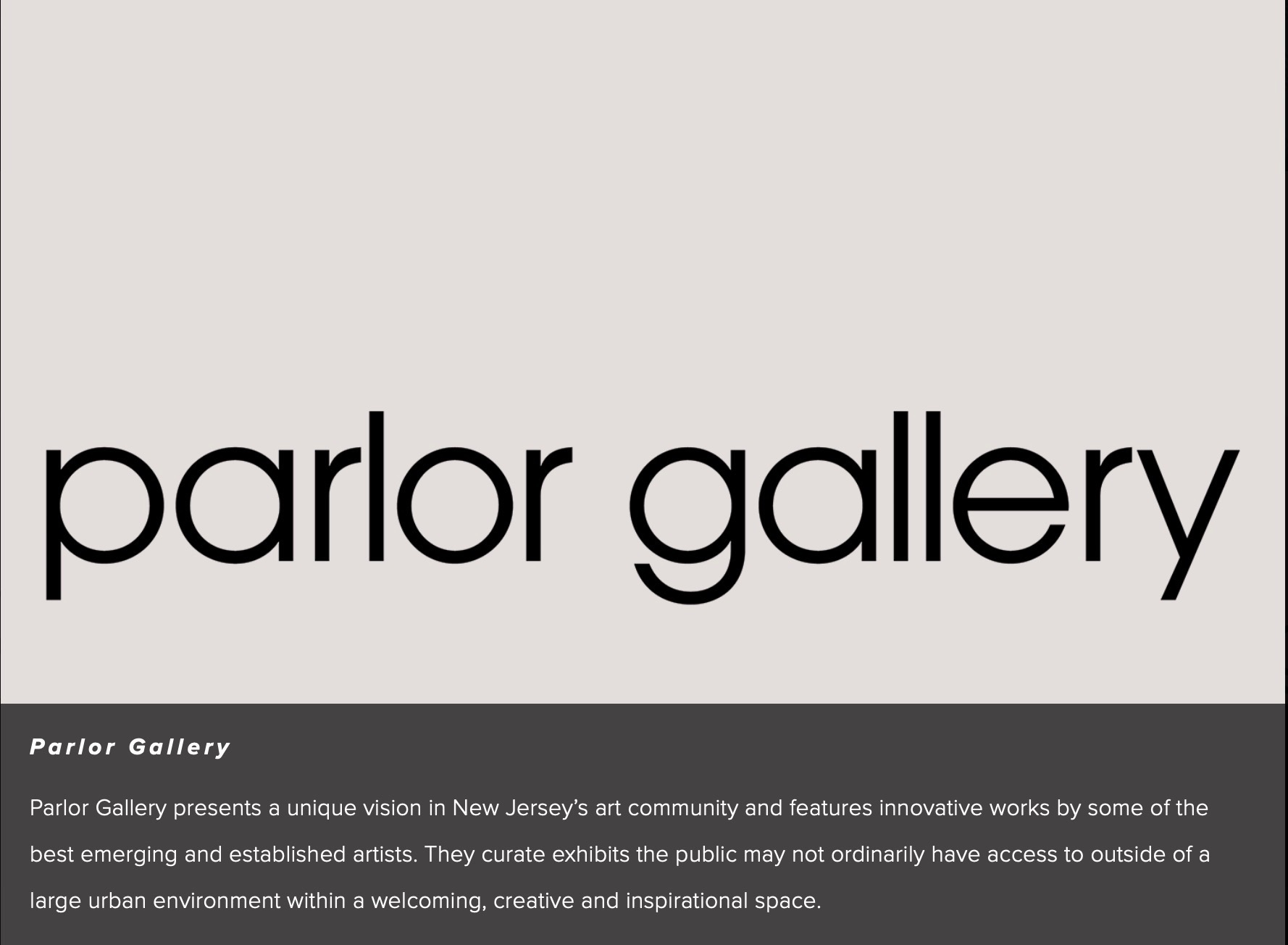 Current Collection – Parlor Gallery